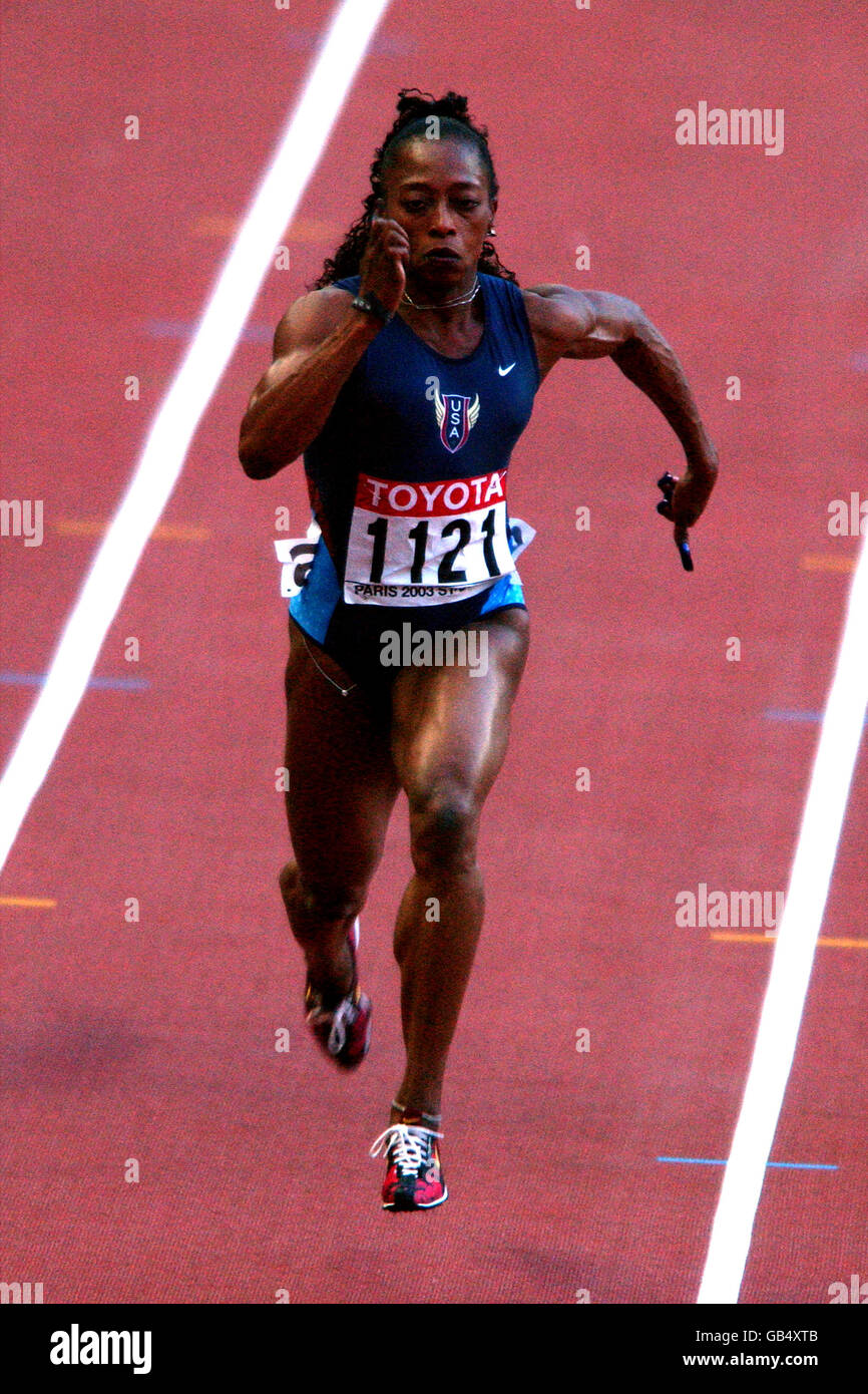 Usas gail devers hi-res stock photography and images - Alamy
