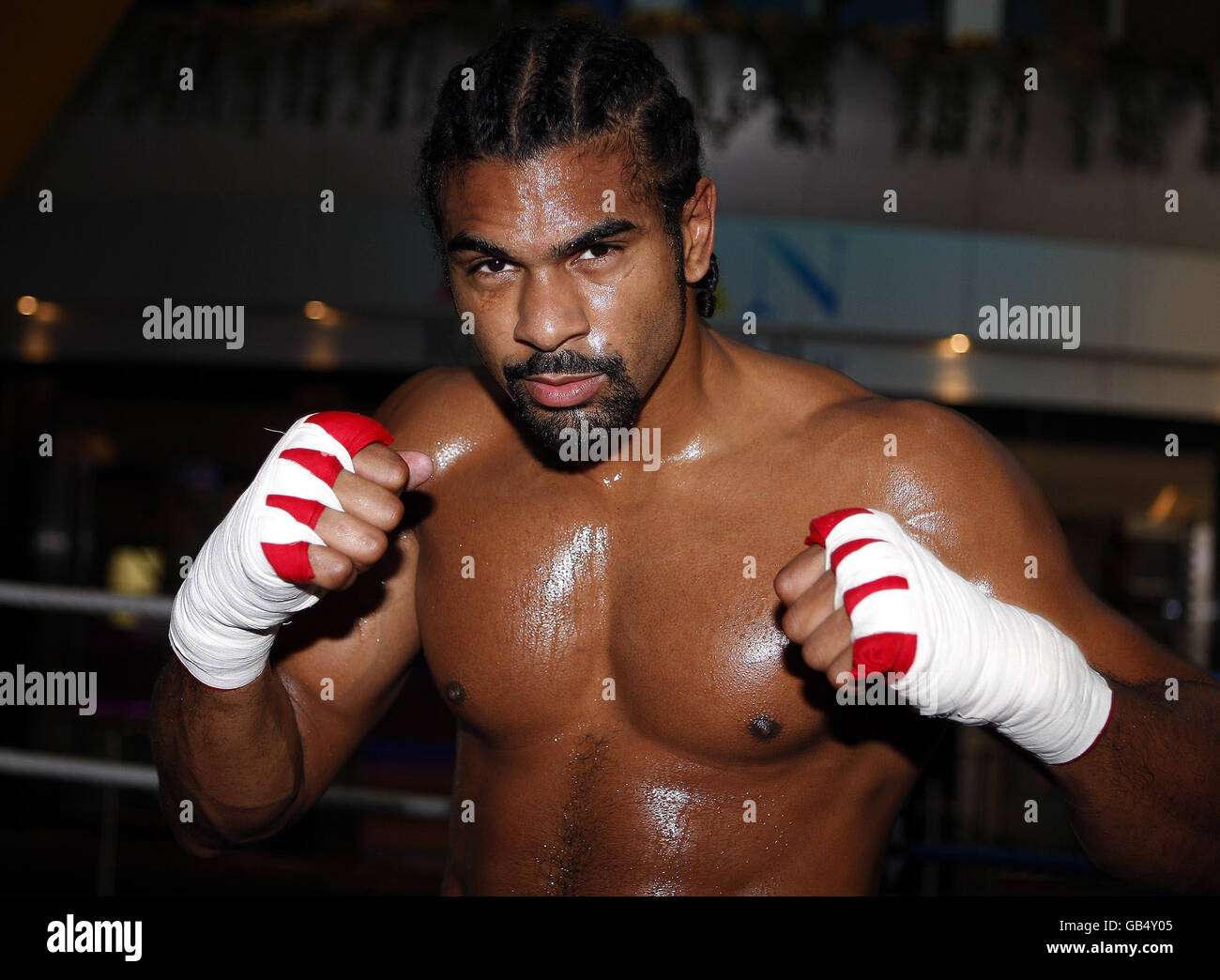 David haye poses hi-res stock photography and images - Alamy