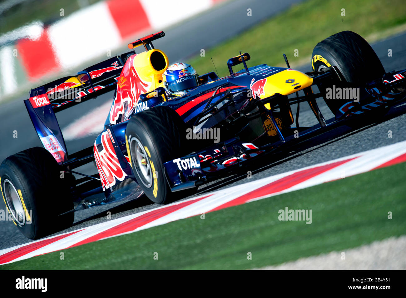 Sebastian Vettel, Germany, in his Red Bull Racing-Renault RB7, Formula ...