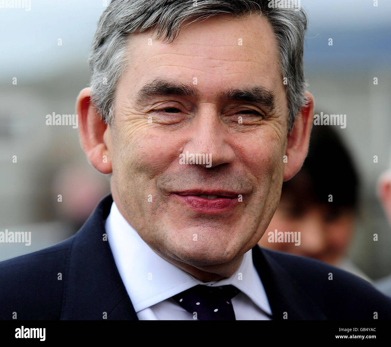 Gordon brown visits belfast hi-res stock photography and images - Alamy