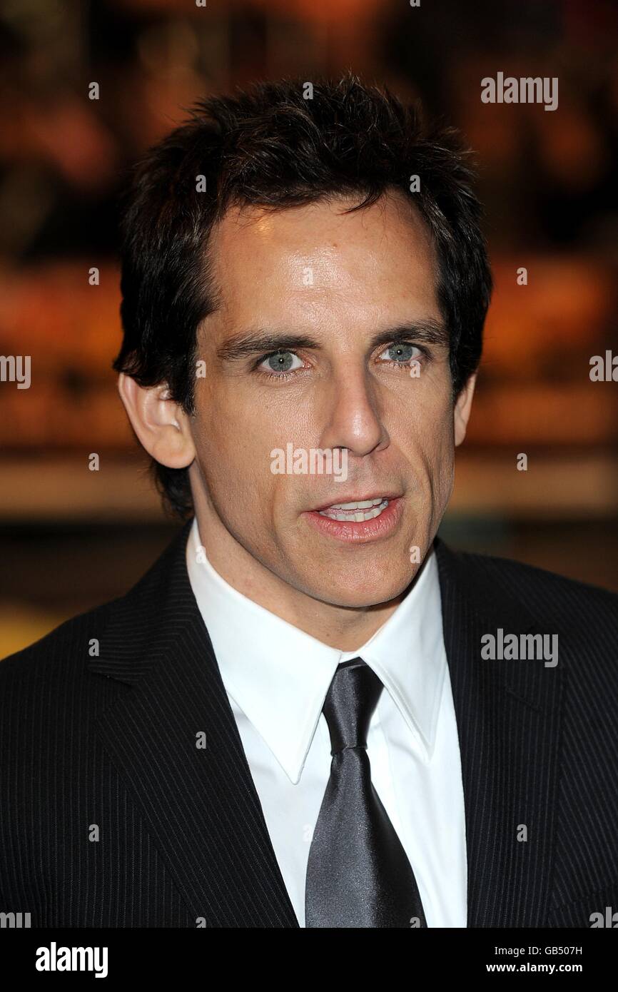 Ben Stiller arrives for the UK Premiere of Tropic Thunder at the Odeon ...