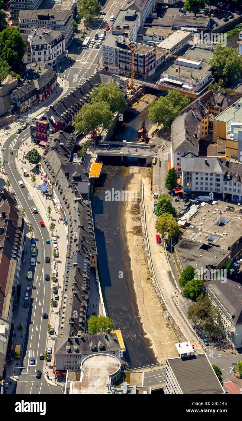 Disclosed river sieg in the center of siegen hi-res stock photography ...