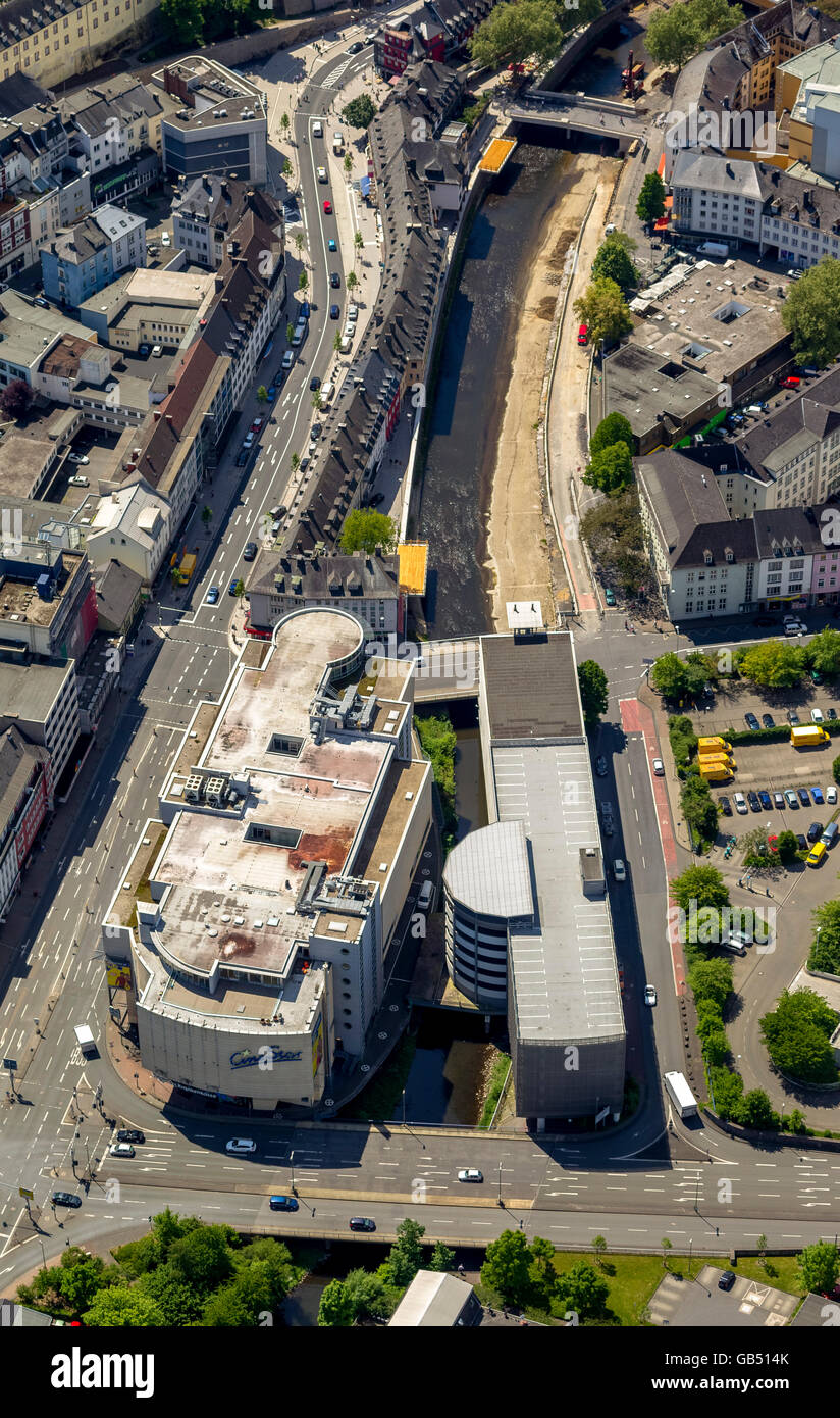 Disclosed river sieg in the center of siegen hi-res stock photography ...