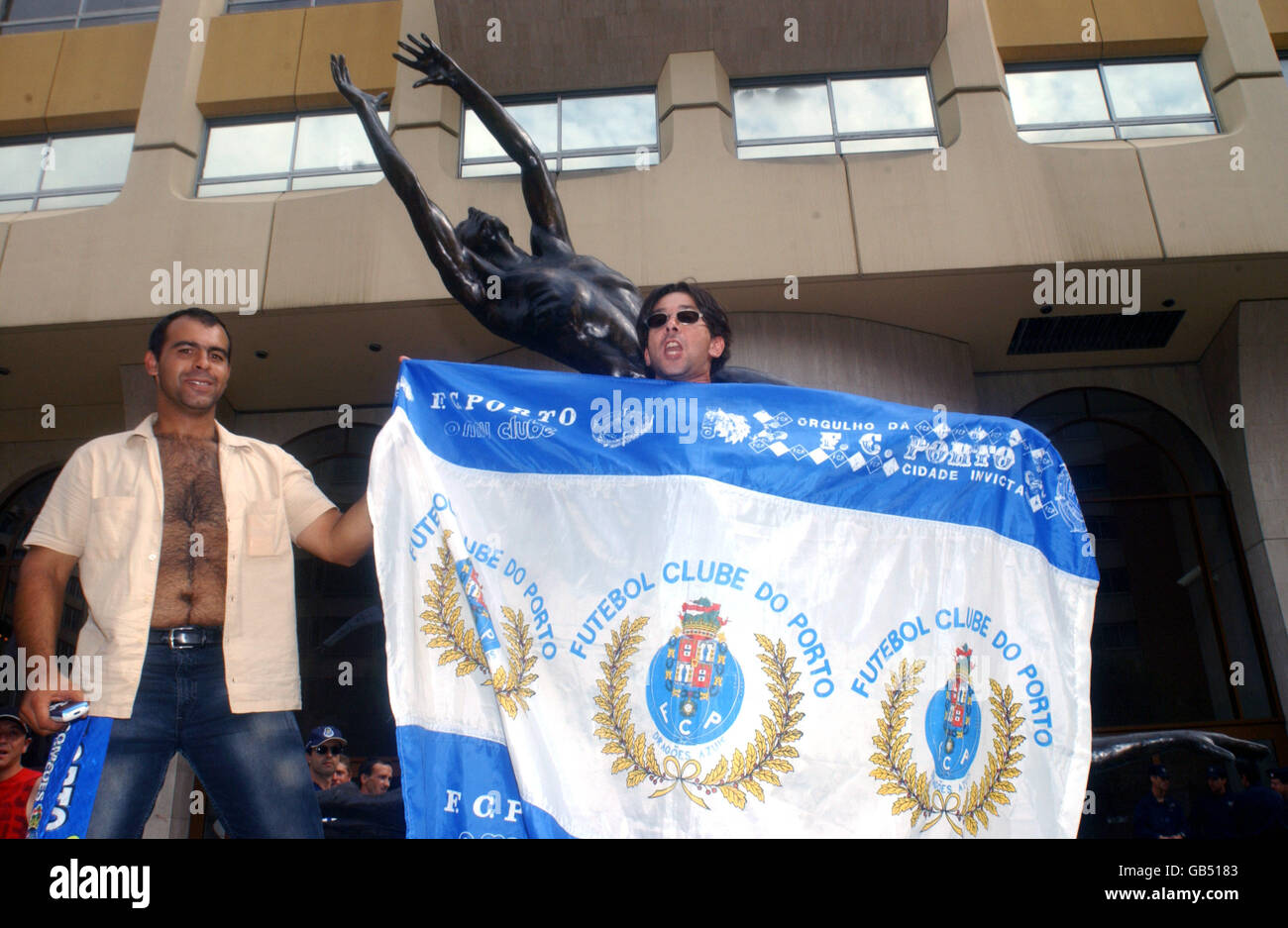 Soccer - UEFA Super Cup - FC Porto v AC Milan. FC Port fans outside the ...