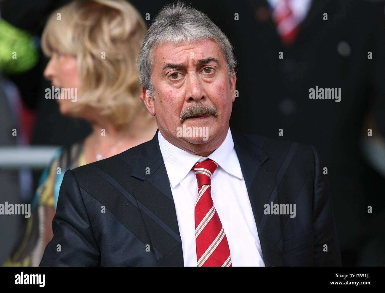 Liverpools honorary life president david moores hi-res stock ...