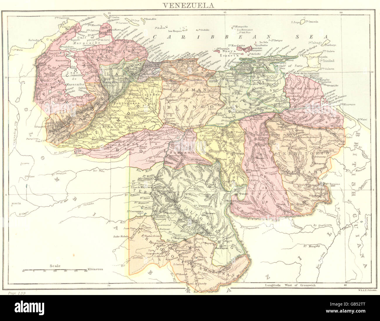 Venezuela Map Stock Photos & Venezuela Map Stock Images - Alamy