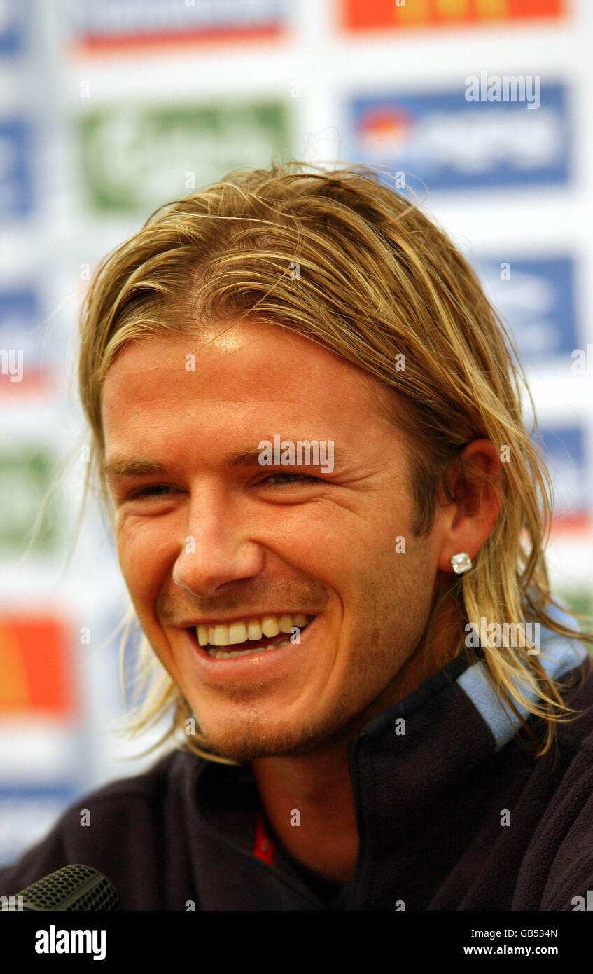 England captain david beckham during hi-res stock photography and ...