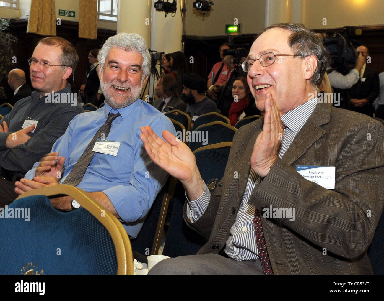Dr Alan Watson (left) Professor Steve Lloyd (centre) and Professor ...