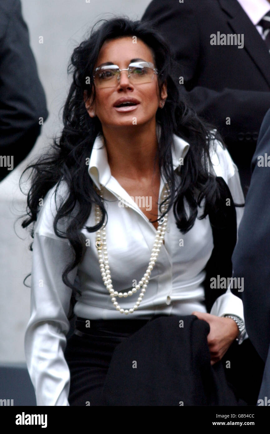 Sven goran erikssons girlfriend nancy dellolio hi-res stock photography ...