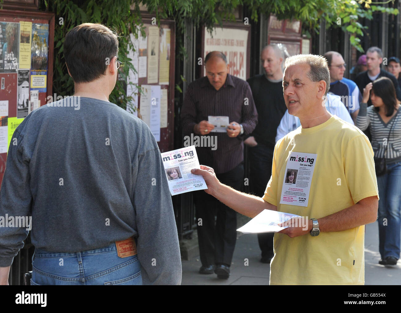 Missing Andrew Gosden Stock Photo, Royalty Free Image: 110137242 - Alamy