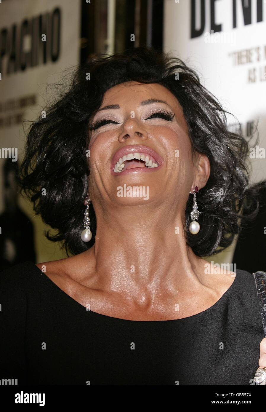 Nancy Del'Ollio arrives for the UK premiere of 'Righteous Kill' at the ...