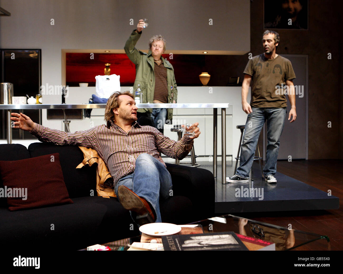 (Clockwise from front) Jeremy Sims, Steve Hilton and John Hannah appear ...