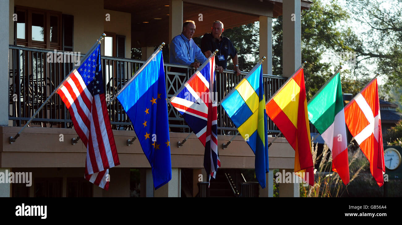 Flags at valhalla golf club hi-res stock photography and images - Alamy