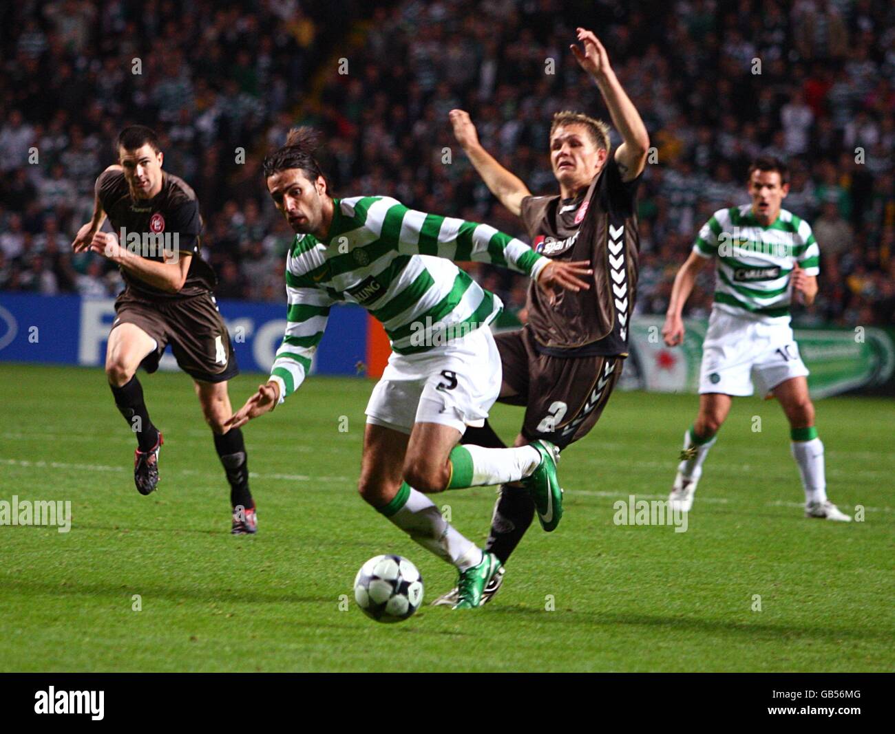 Soccer - UEFA Champions League - Group E - Celtic v Aab - Celtic Park ...