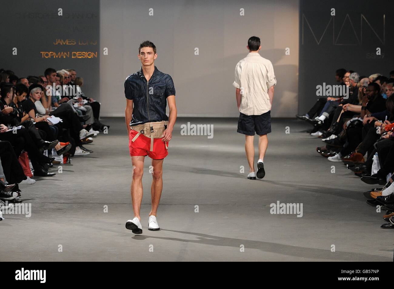 London Fashion Week - MAN Catwalk Show Stock Photo - Alamy