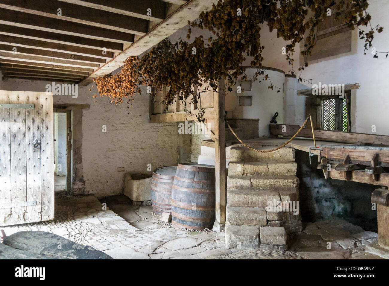 Ancient medieval barrels hi-res stock photography and images - Alamy
