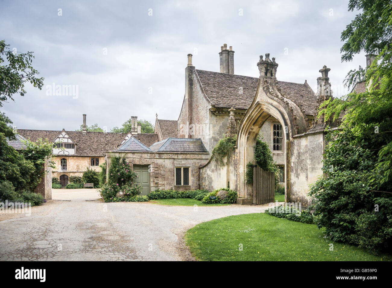 Lacock Abbey, former home of the photography pioneer; William Henry Fox ...