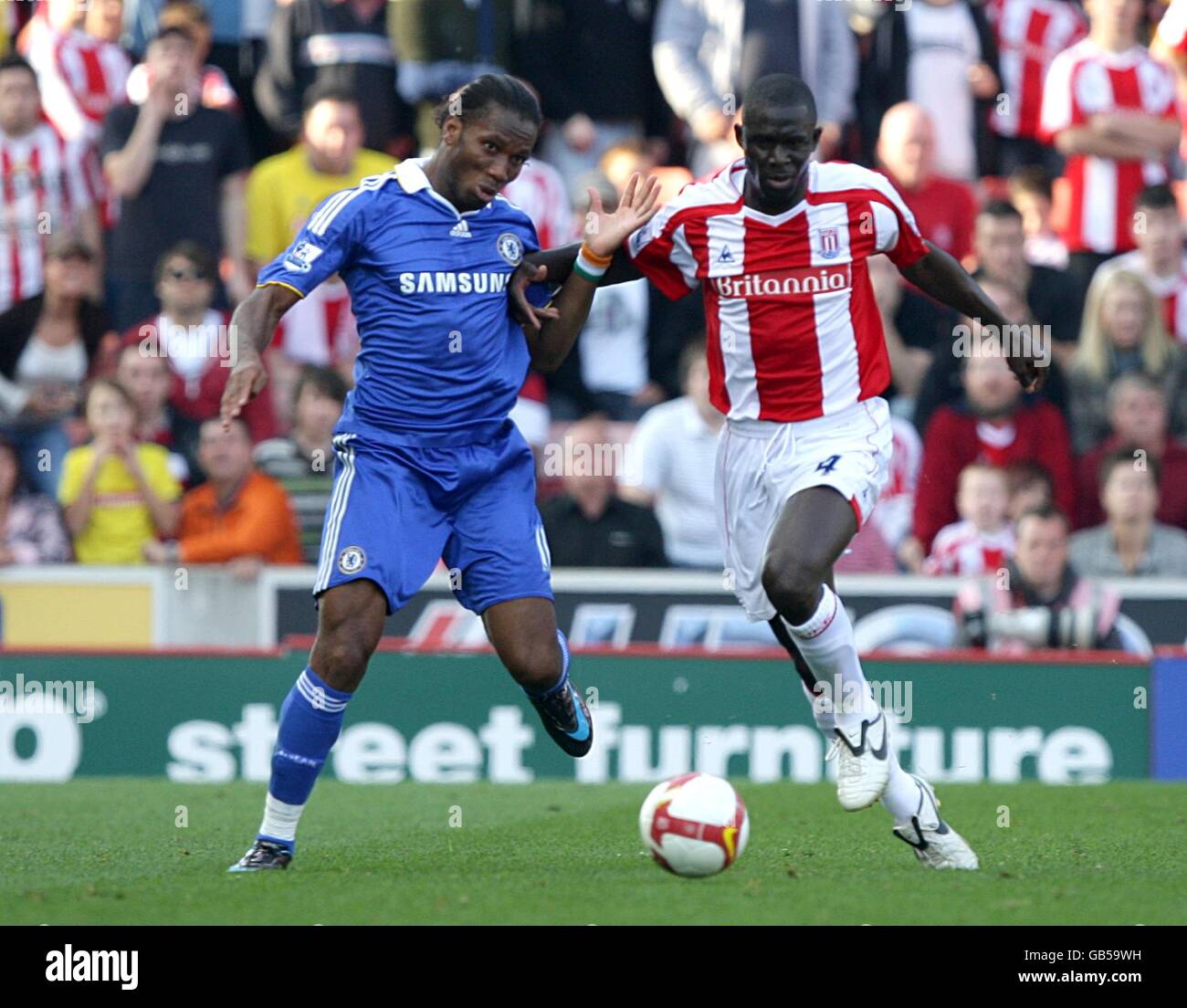 Stoke citys seyi george olofinjana hi-res stock photography and images ...