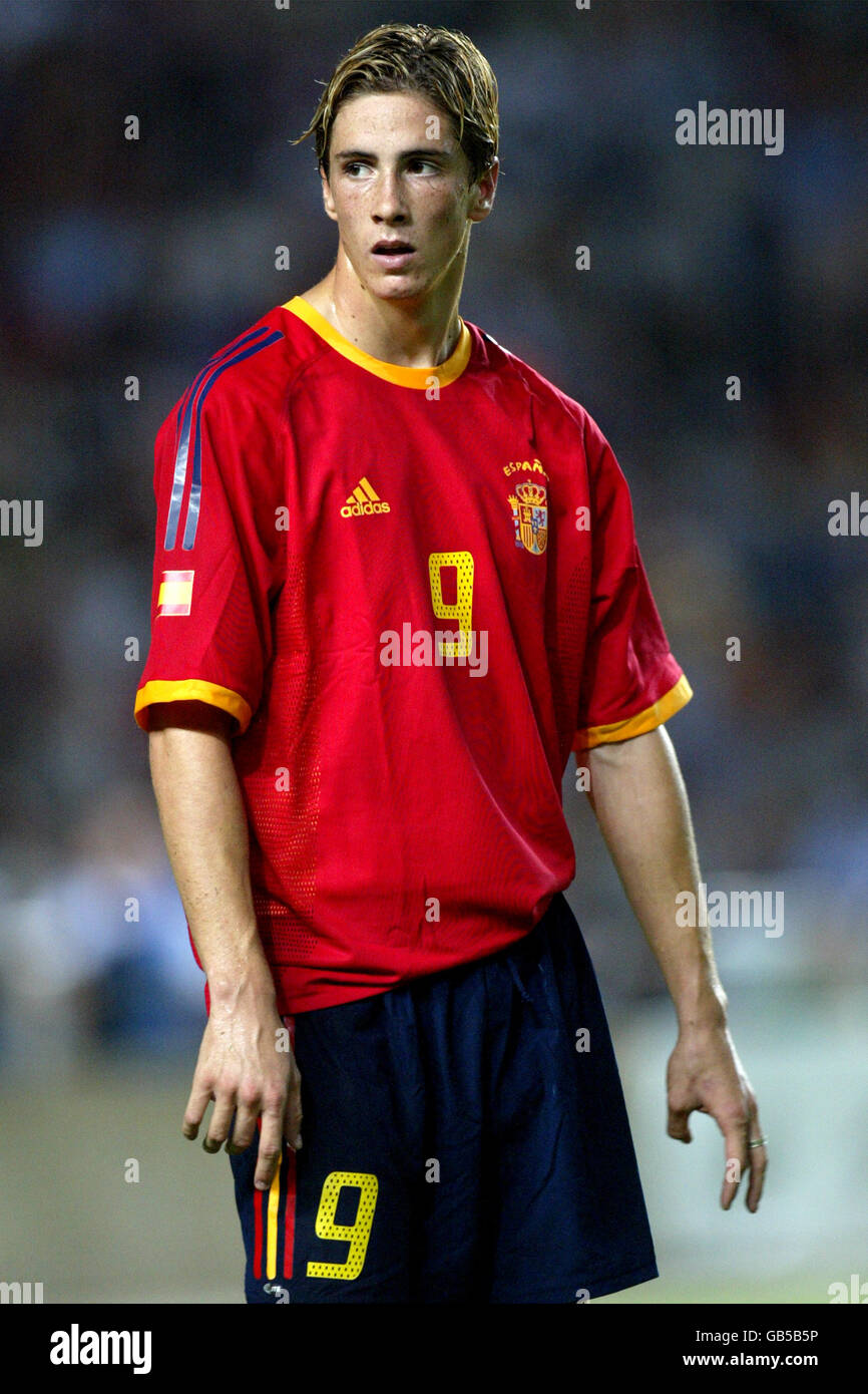 Soccer - European Championships 2004 Qualifier - Group Six - Spain v ...