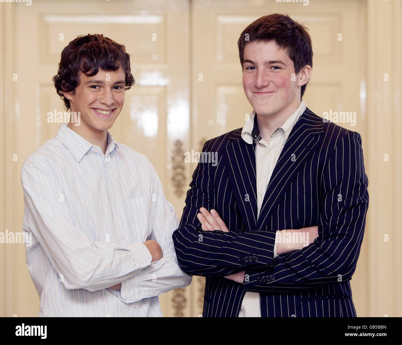 (left to right) Ryan Hamill and Conor Doherty from Bundoran, before ...