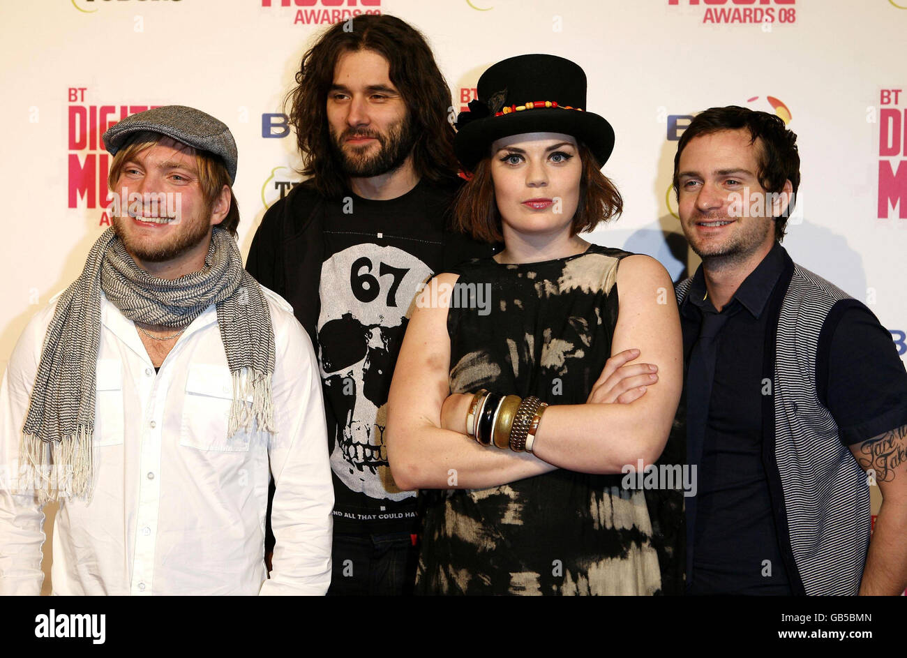 BT Digital Music Awards 2008 - Arrivals - London Stock Photo - Alamy
