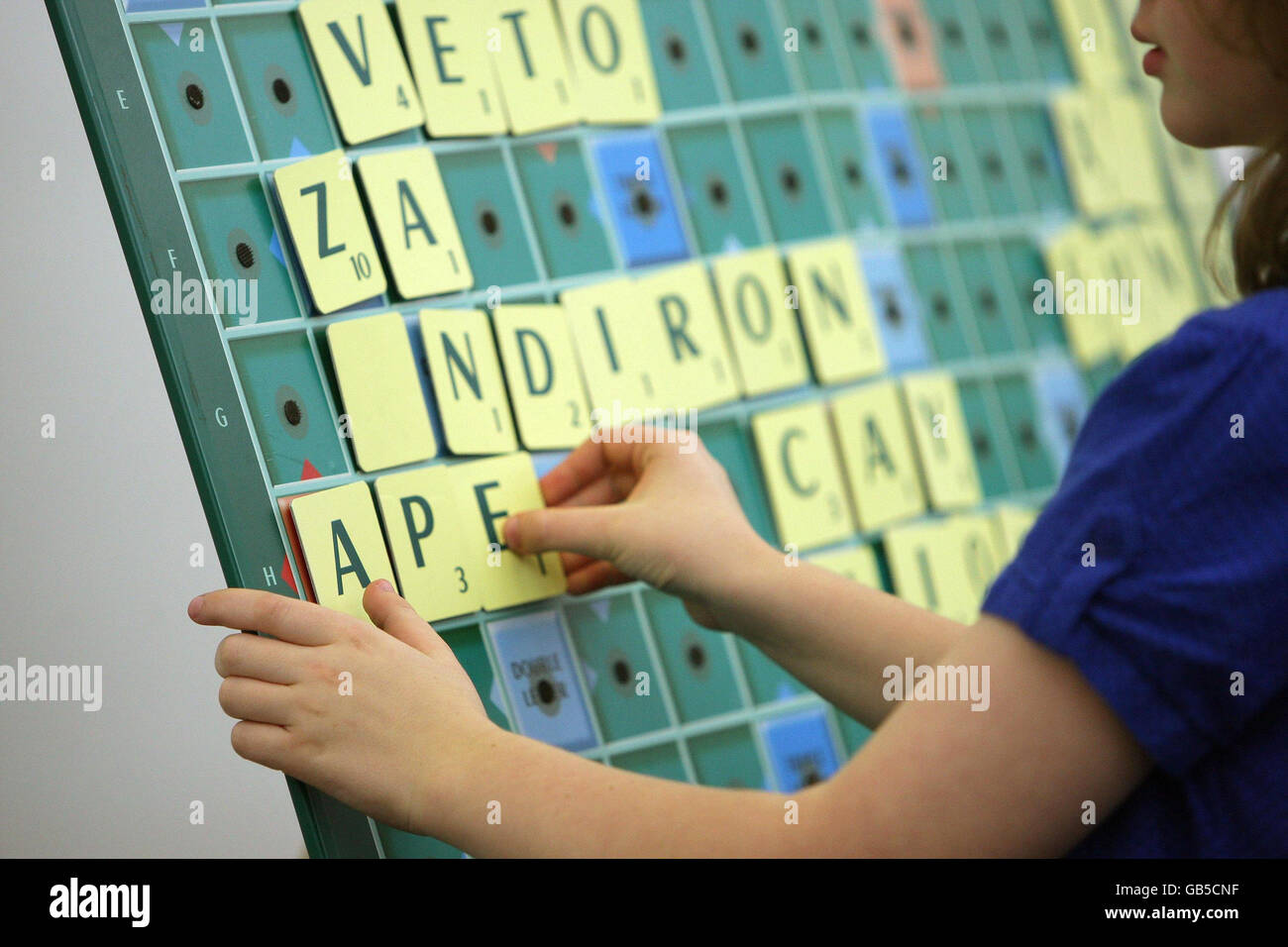 37th National Scrabble Championships Stock Photo - Alamy