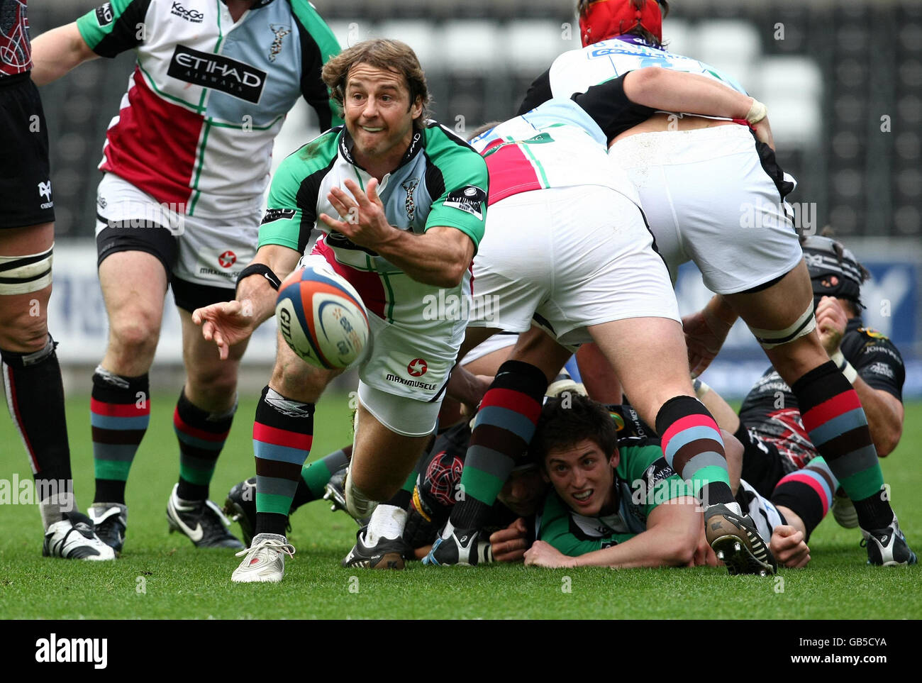 Rugby Union - EDF Energy Cup - Ospreys v Harlequins - Liberty Stadium ...