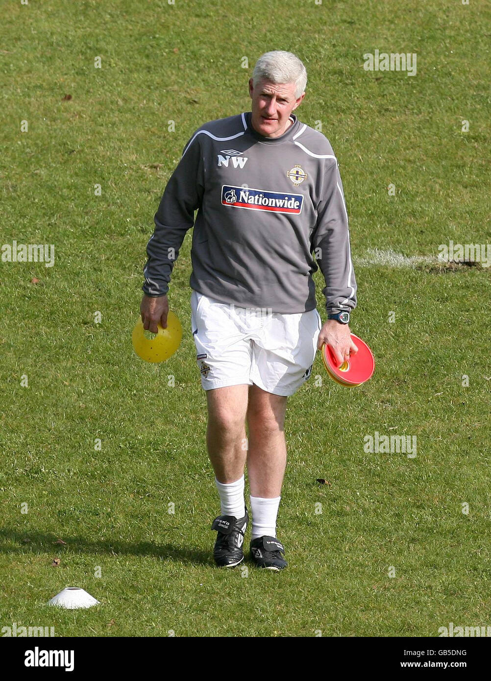 Soccer - Northern Ireland Training Session - Ljudski Vrt Stadium Stock ...