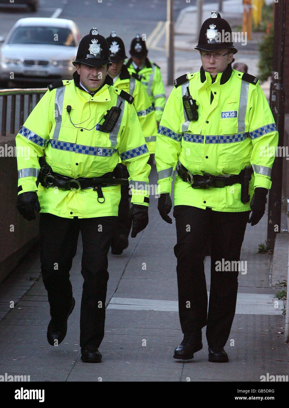 A heavy police presence near Liverpool Crown Court for the trial of ...