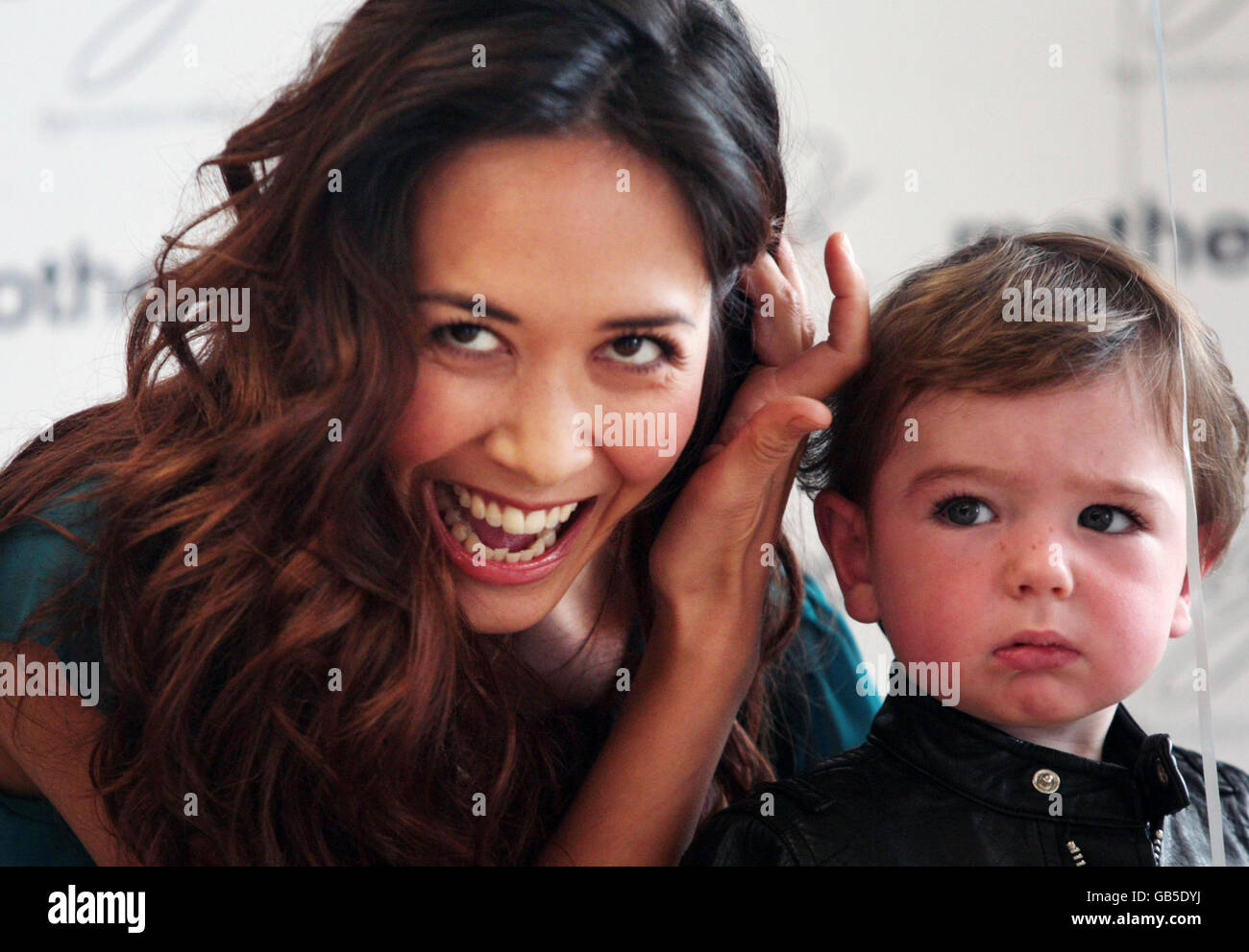Myleene Klass launches new 'Baby K' clothing range Stock Photo - Alamy