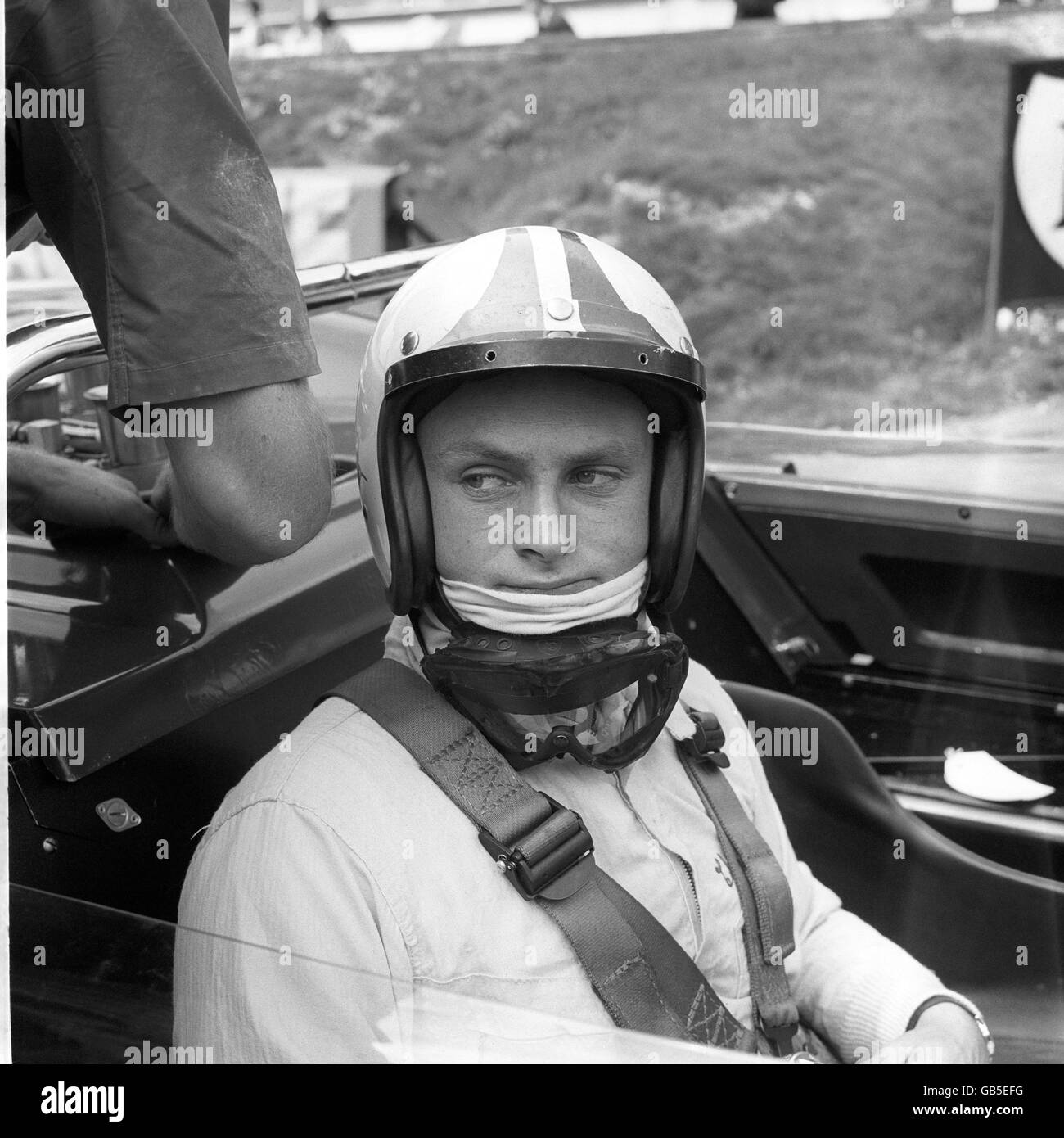 Chris Amon, the New Zealand racing driver, who is one of the team to ...