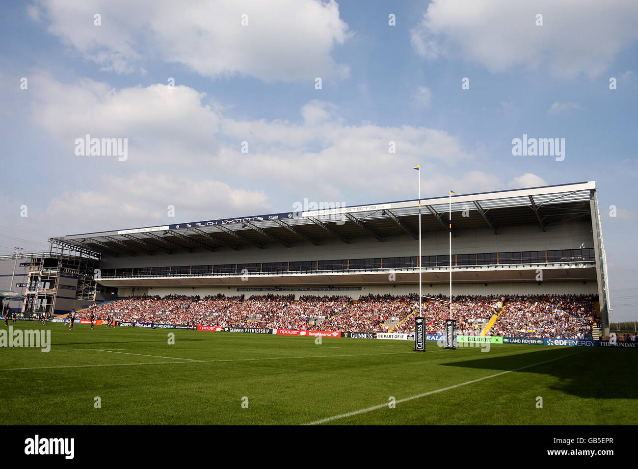 General view of the Sixways Stadium, home to Worcester Warriors Stock ...