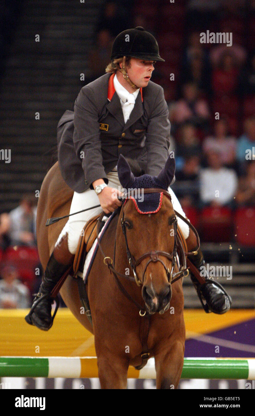 Great Britain's Robert Whitaker riding Prima Vera in the Sylvia Barnes ...
