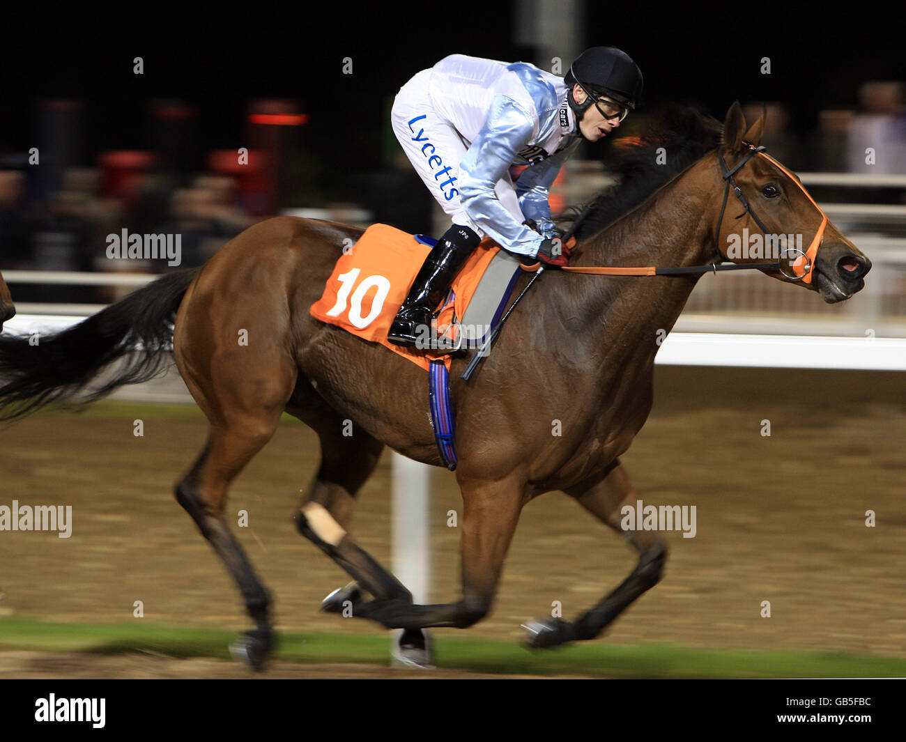 Jockey Jamie Spencer goes to post on Cossack Prince in the Roman Ways ...