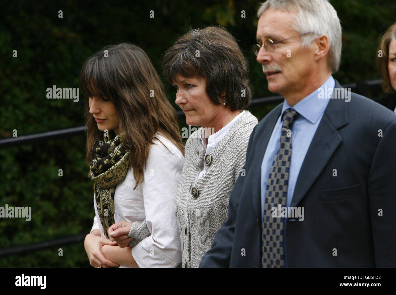 Hilary and Trevor Foster outside Winchester Crown Court in Hampshire ...
