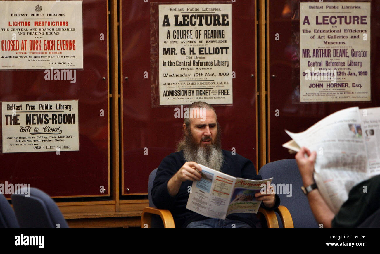 120th anniversary of Belfast Central Library Stock Photo - Alamy