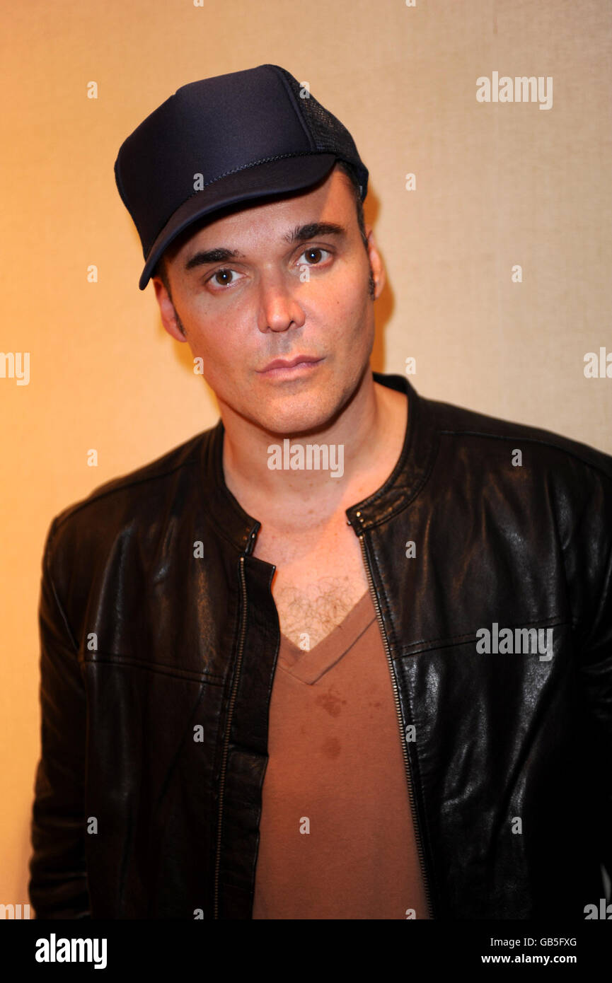 American photographer and director David LaChapelle at the private view ...