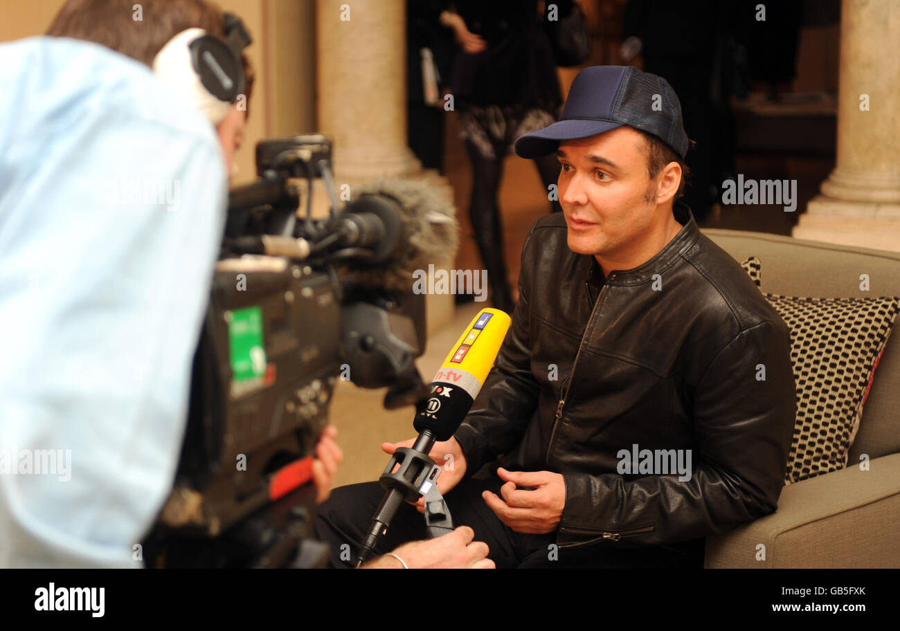 American photographer and director David LaChapelle pictured being ...