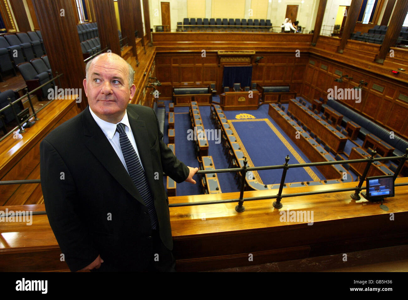 Speaker of the Assembly, Mr William Hay MLA in the newly refurbished ...