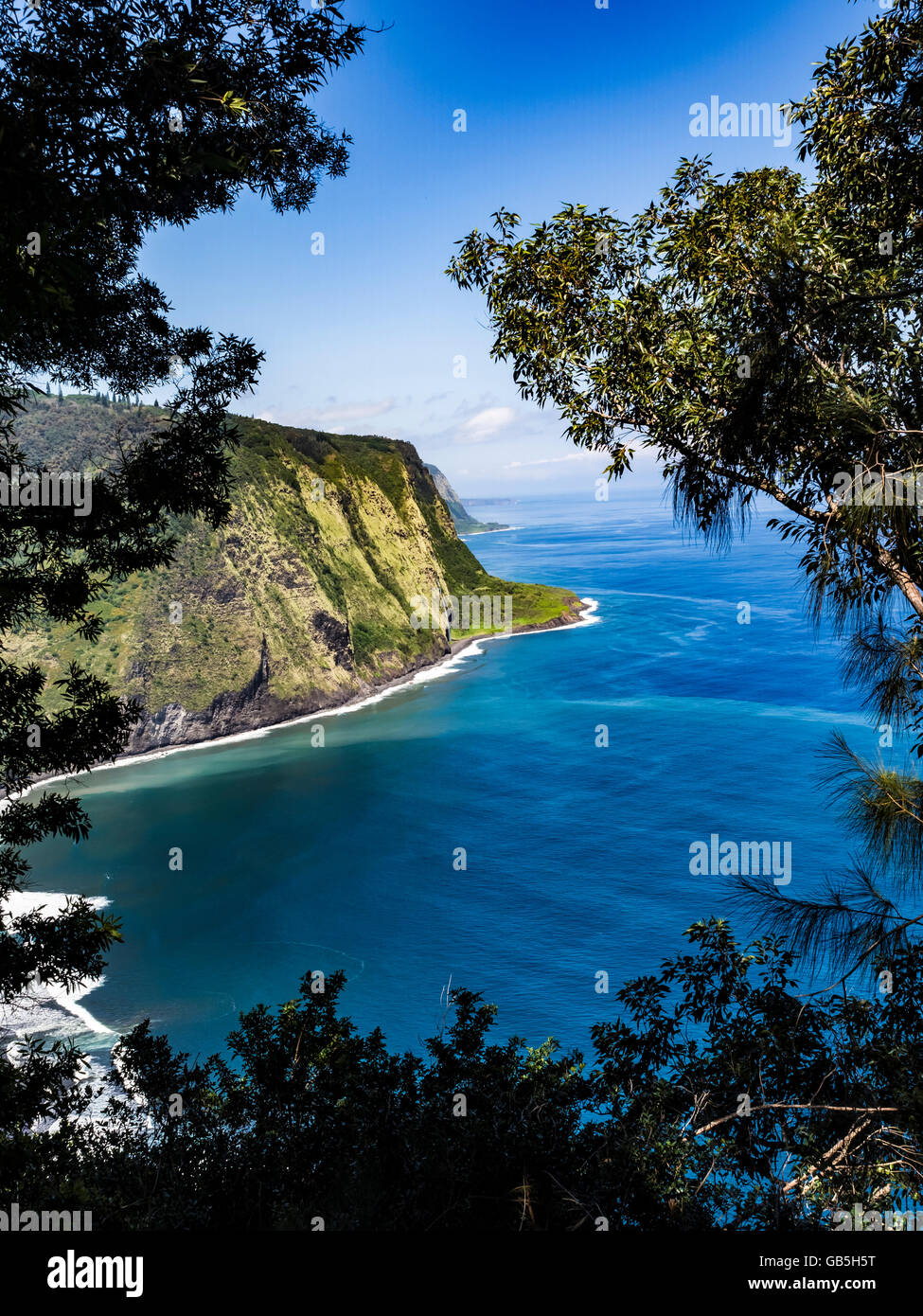 hawaiian coast line at Stock Photo - Alamy