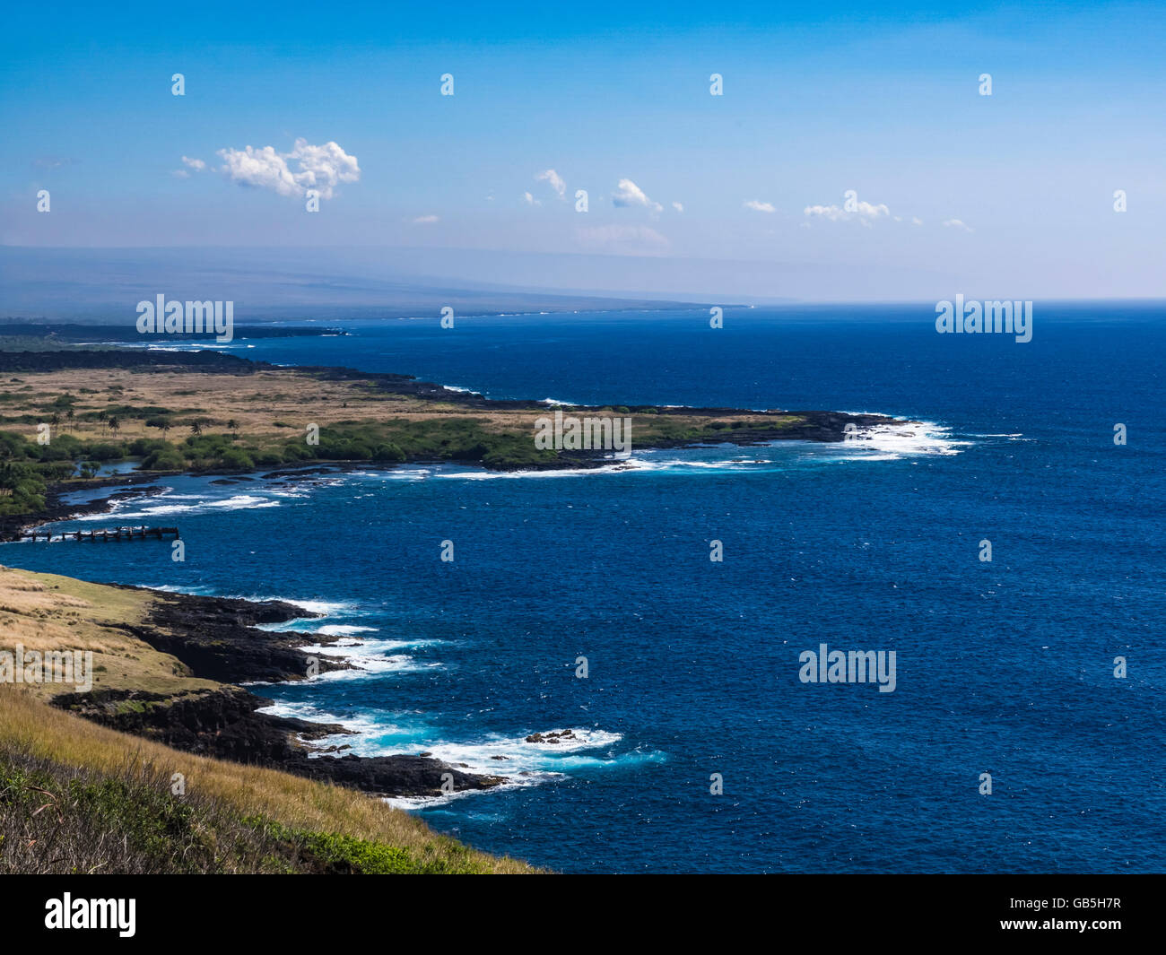 hawaiian coast line at Stock Photo - Alamy