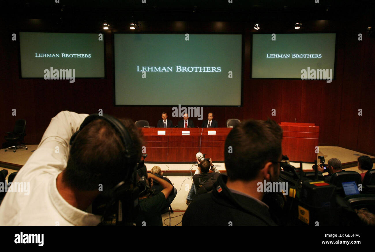 Lehman Brothers collapse Stock Photo - Alamy