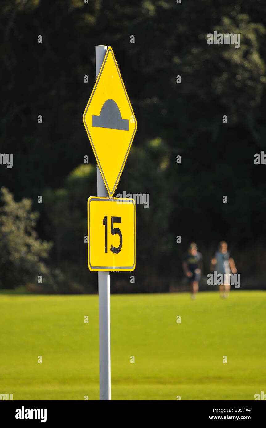 Road sign bump ahead hi-res stock photography and images - Alamy