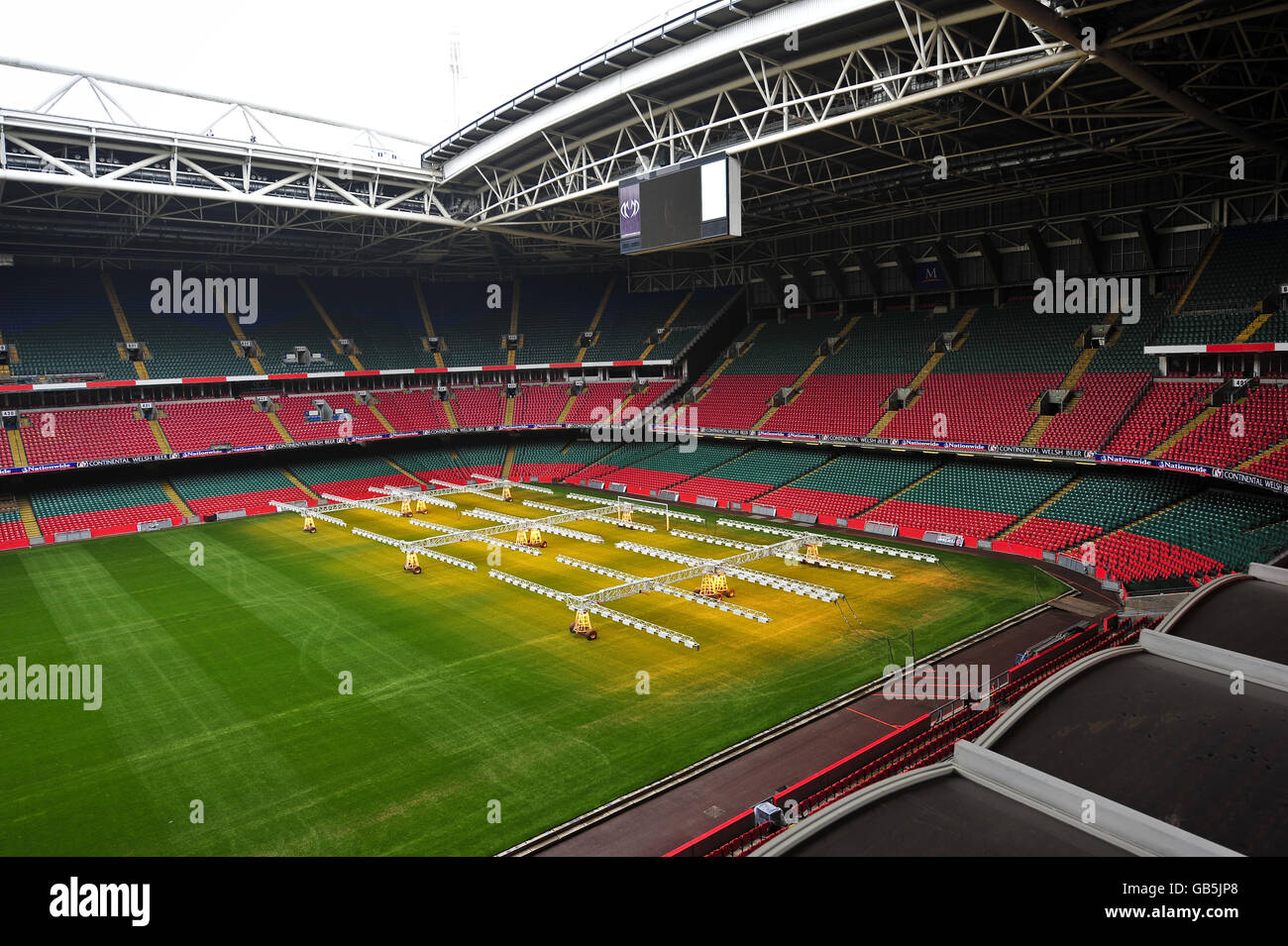 Millennium Stadium Feature. A general view of the Millennium Stadium ...