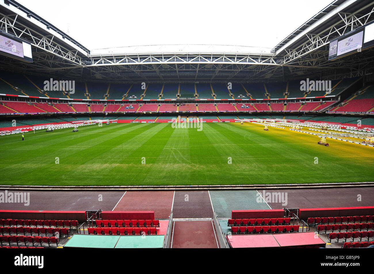 Millennium Stadium Feature. A general view of the Millennium Stadium ...