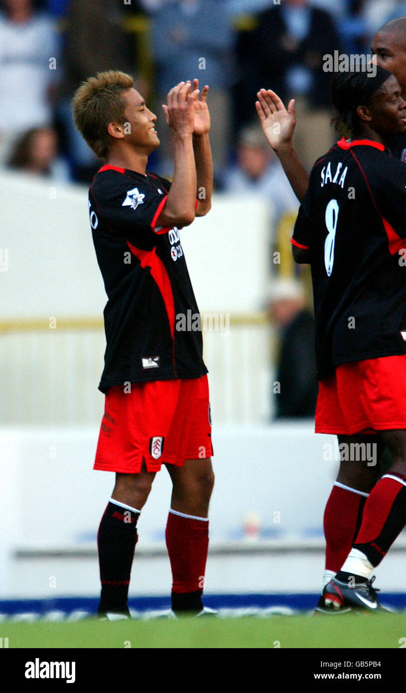 Fulhams junichi inamoto celebrates their victory hi-res stock ...
