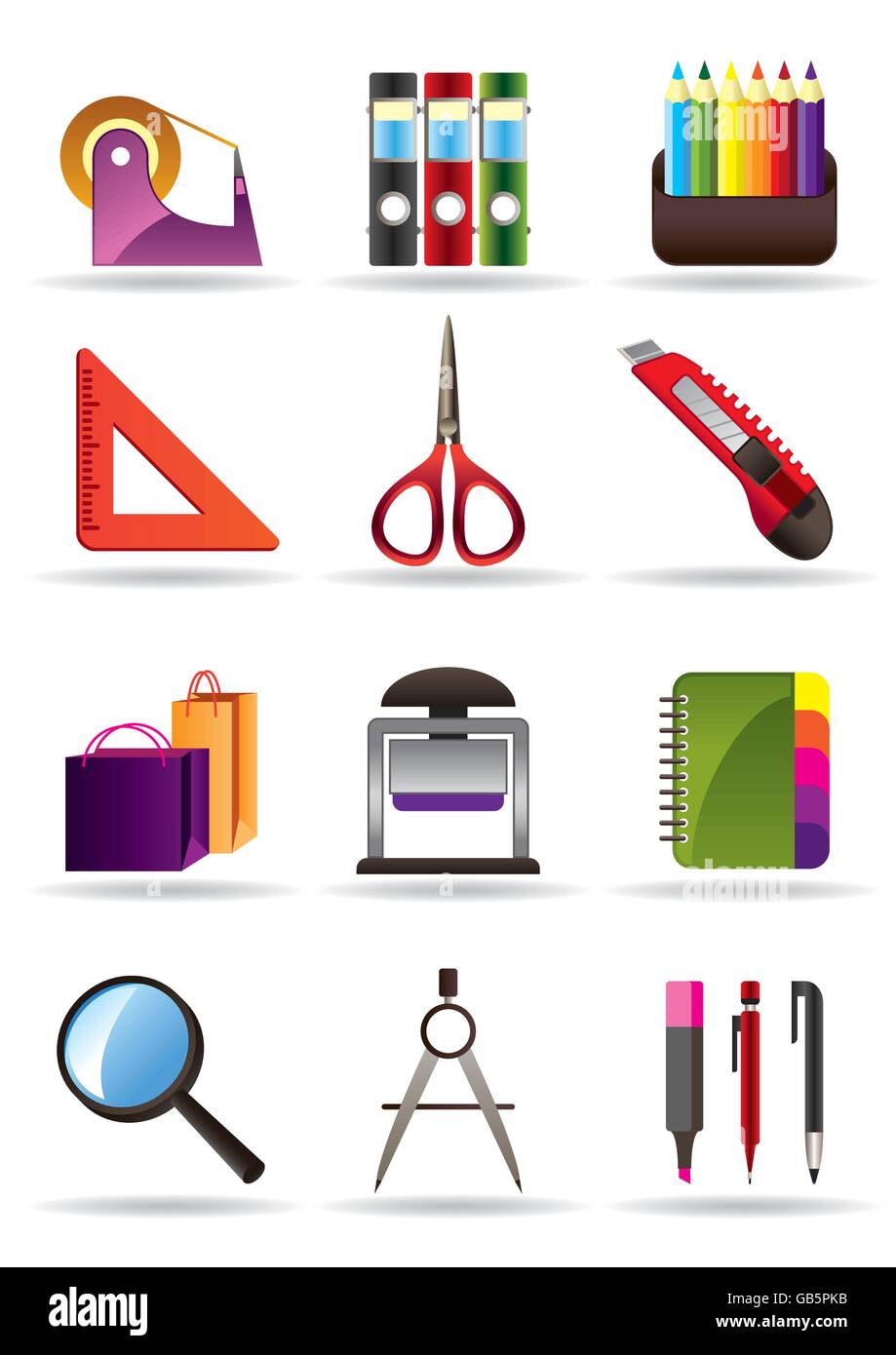 School and education bookstore tools - vector illustration Stock Vector ...