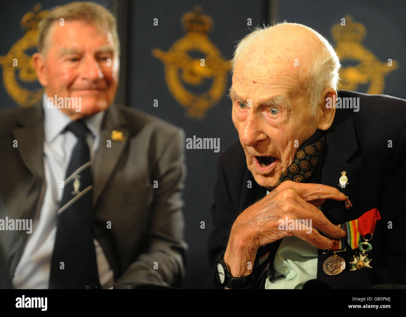 Half length badge speaking hi-res stock photography and images - Alamy