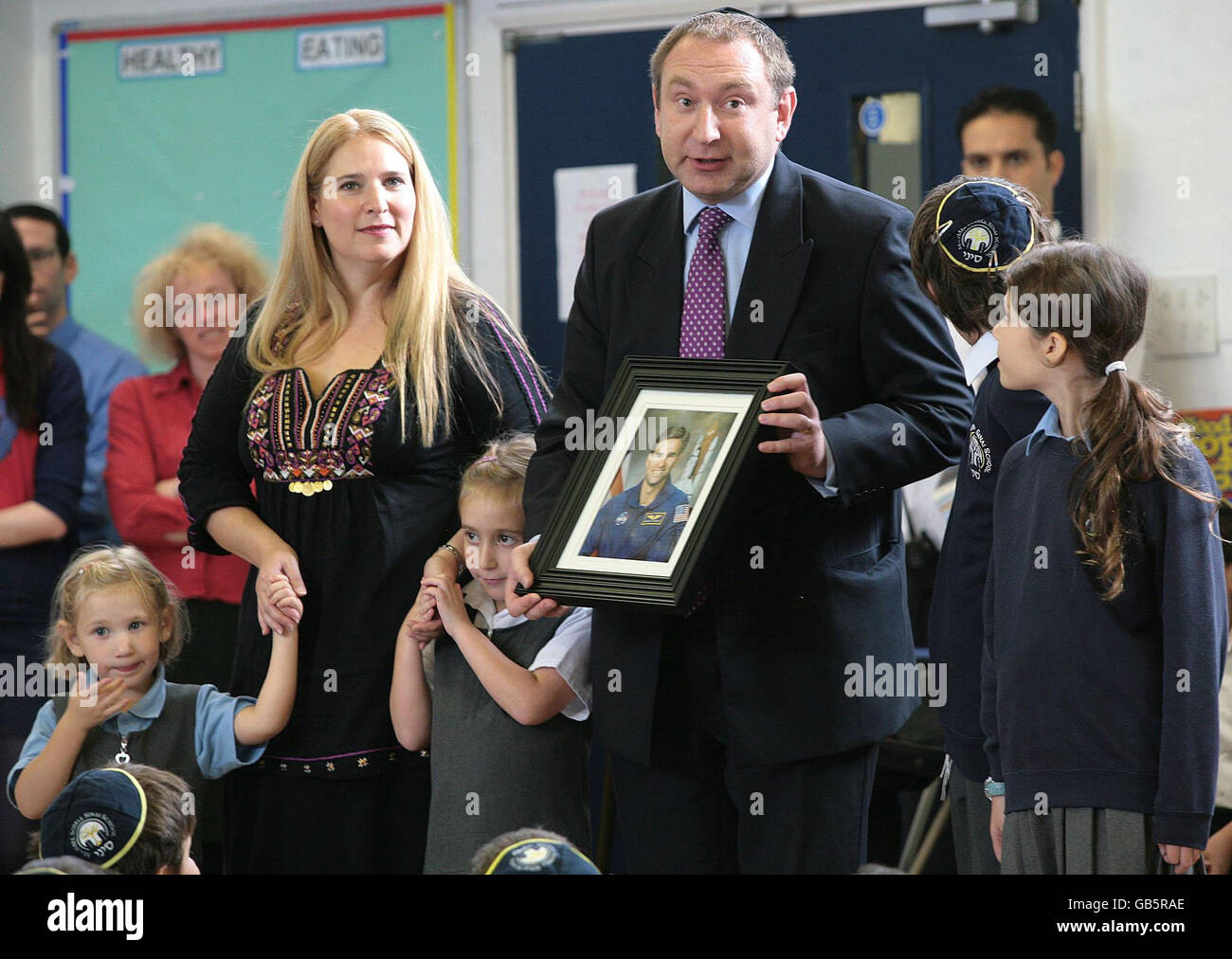 The Diamond family (left to right) Amelia, 3, her mother Karen, Jessica ...
