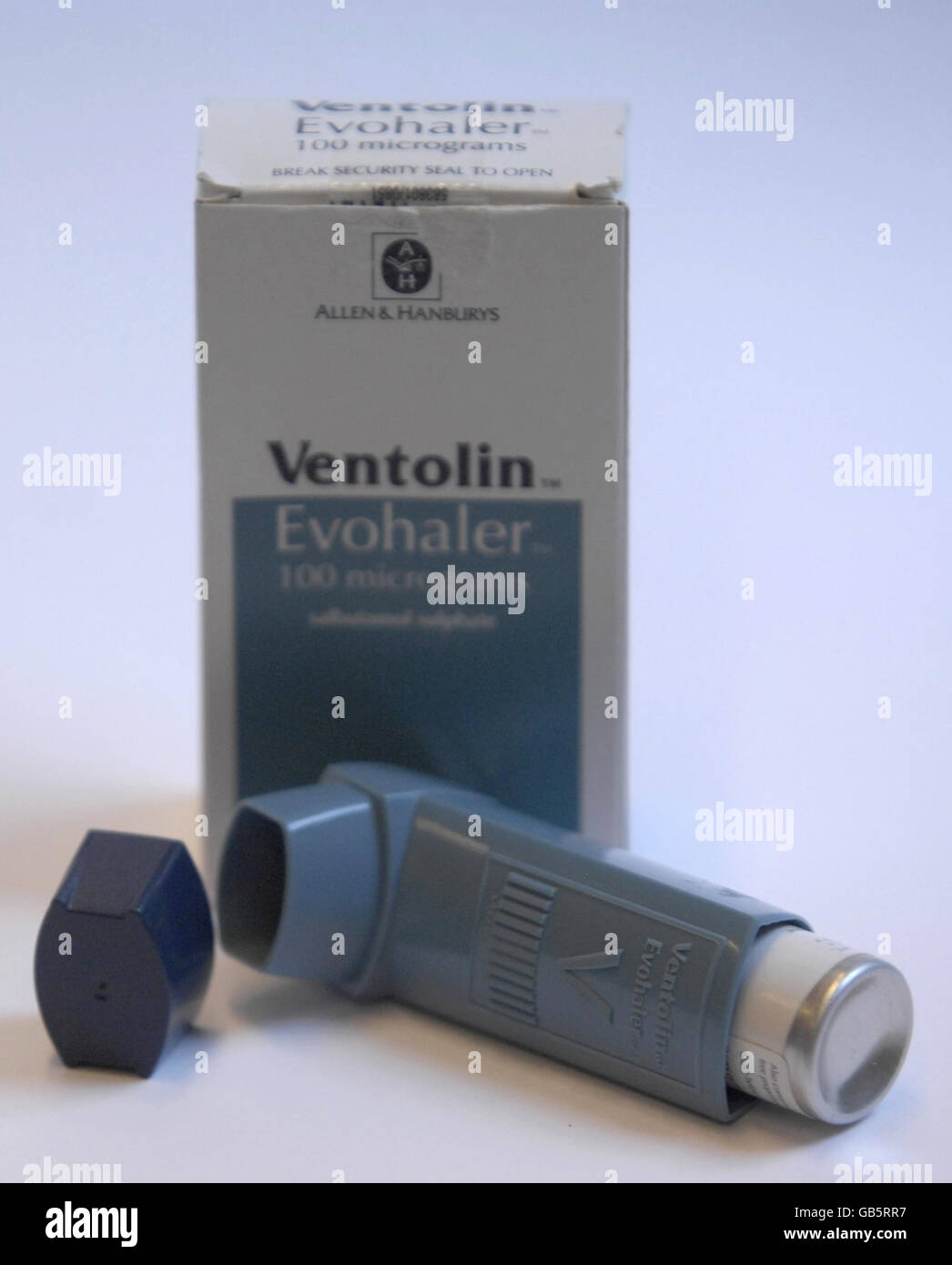 General view ventolin evohaler inhaler box hi-res stock photography and images - Alamy